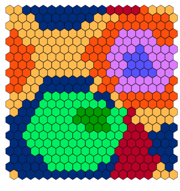Gissom For Clustering Multivariate Data Self Organizing Maps Gtk