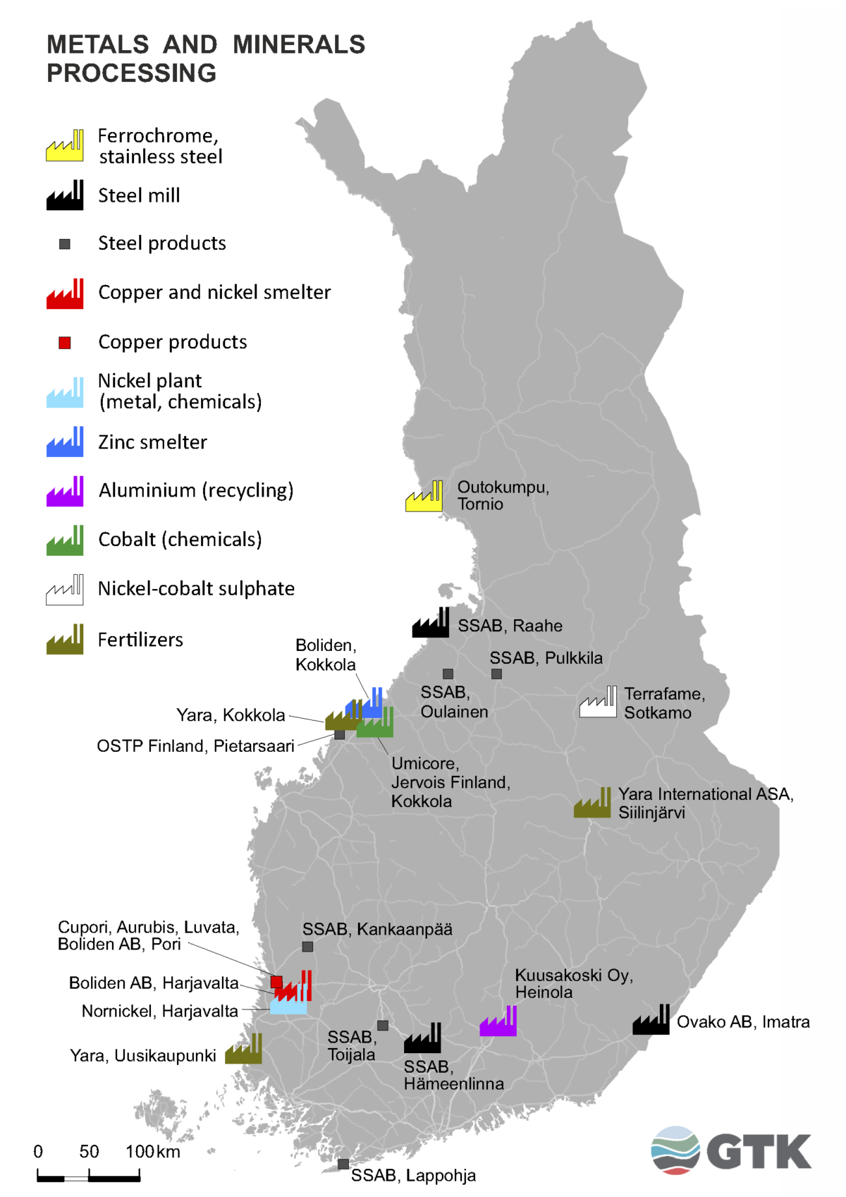 Mining and Ore Deposit Maps | GTK